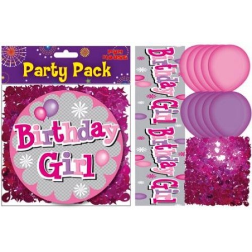 Birthday Girl Party Pack - Birthday Girl Party Pack - Girls Party