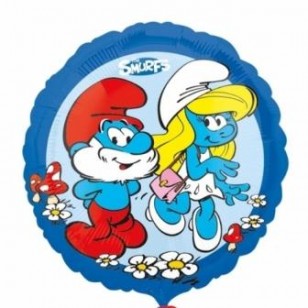 Smurfs Papa Smurf & Smurfette Balloon - Smurfs Papa Smurf & Smurfette ...